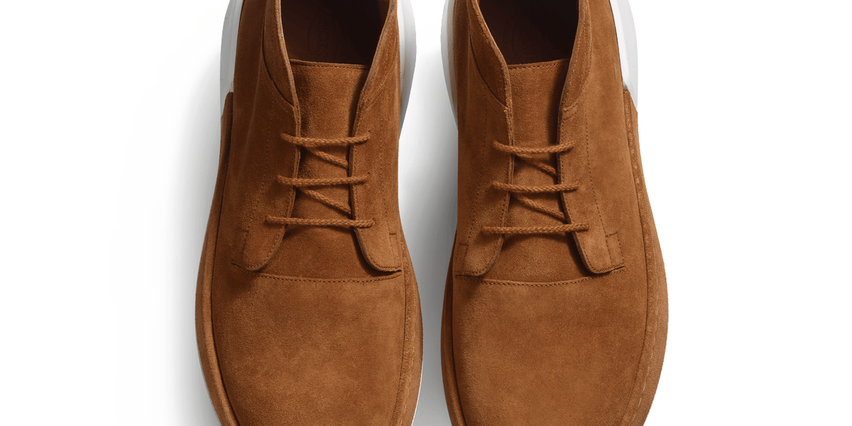 Men's Beachnut Suede Calfskin Boots & J.M. Weston