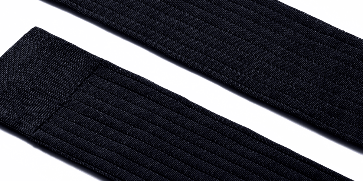 Scotland lisle thread short socks Navy blue cotton – J.M. Weston